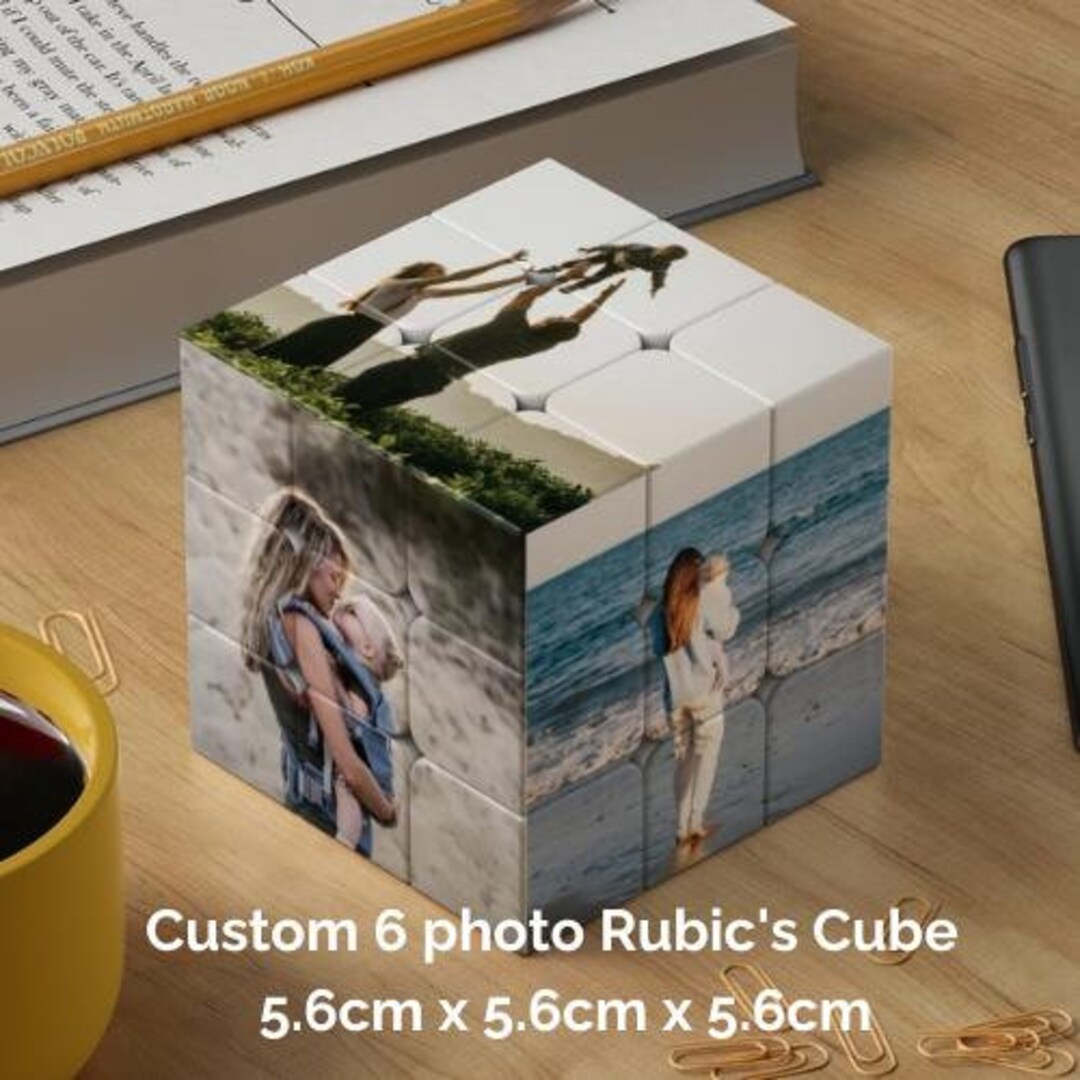 Personalized Photo Rubik's Cube 6 Side Photo Cube Gift for Lover Photo ...