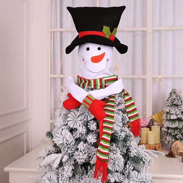 Snowman Head Tree Topper - Etsy