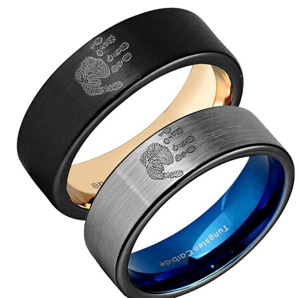 Footprint Ring - Etsy