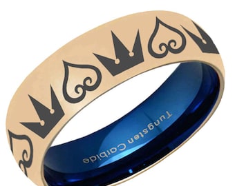 Kingdom Hearts Wedding Ring - Etsy