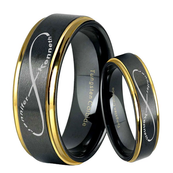 Couple Infinity Ring - Etsy