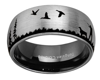 Duck Band Wedding Ring | Etsy