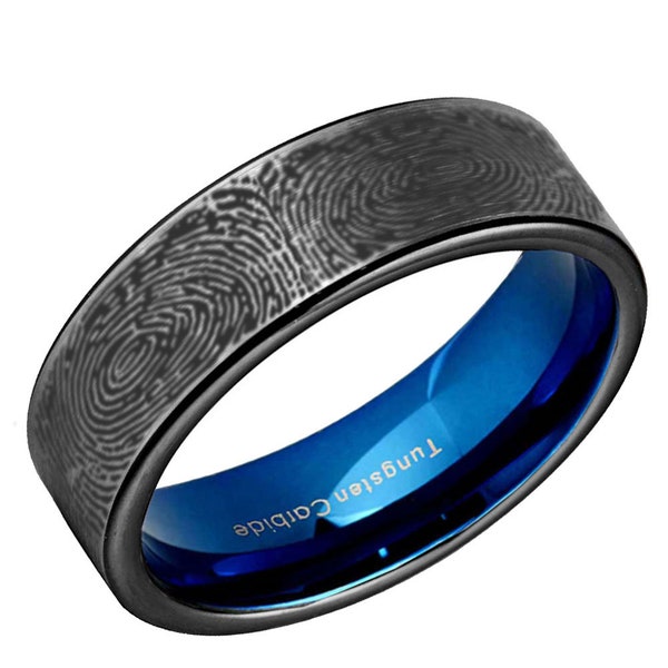 Fingerprint Ring - Etsy