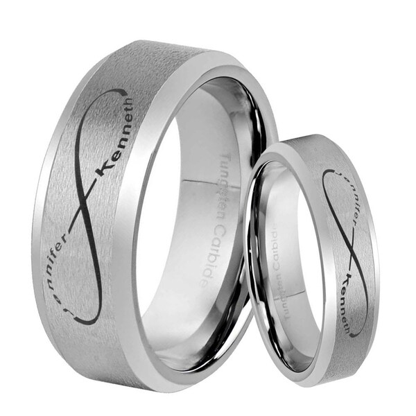 Couple Infinity Ring - Etsy