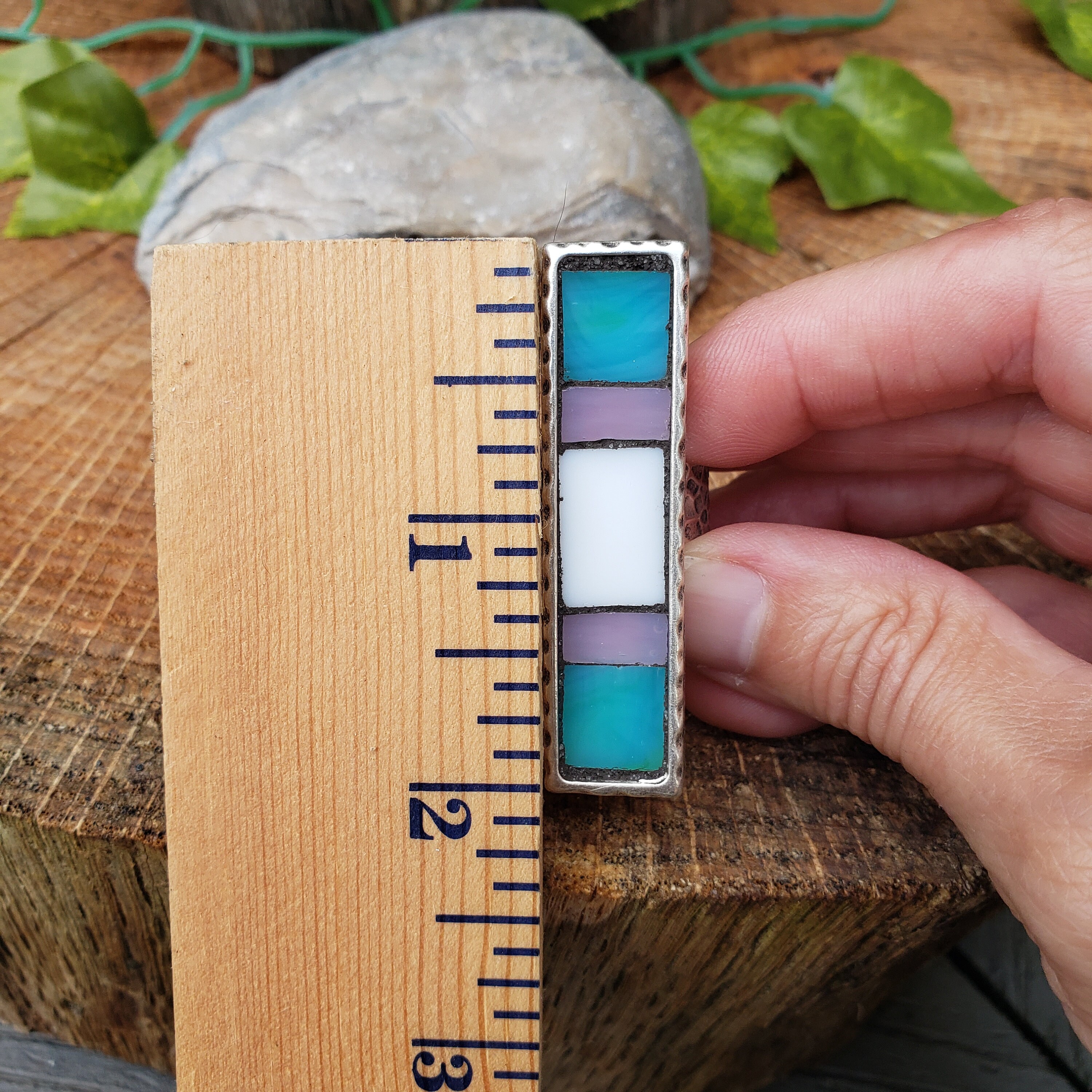 Full Finger Stained Glass Statement Ring With Adjustable Band. - Etsy