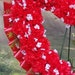 Red Open Heart Cemetery Wreath, Red Roses, Wreath, Sympathy Wreath ...