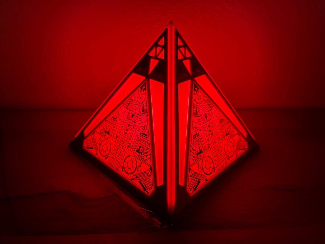 Sith Dark Holocron Replica LED Lamp From Star Wars - Etsy