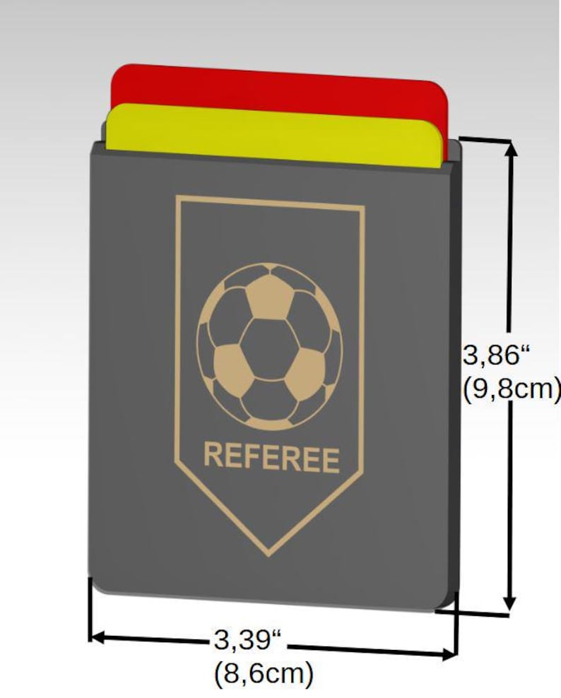 Referee Cards With Personalized Case - Etsy Australia