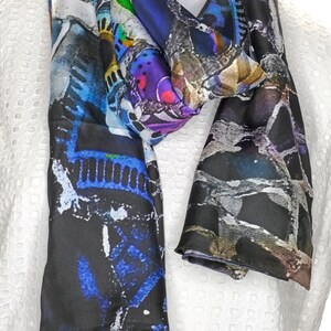 New! Silk Twill Scarf “gaudi Mosaic” - Etsy