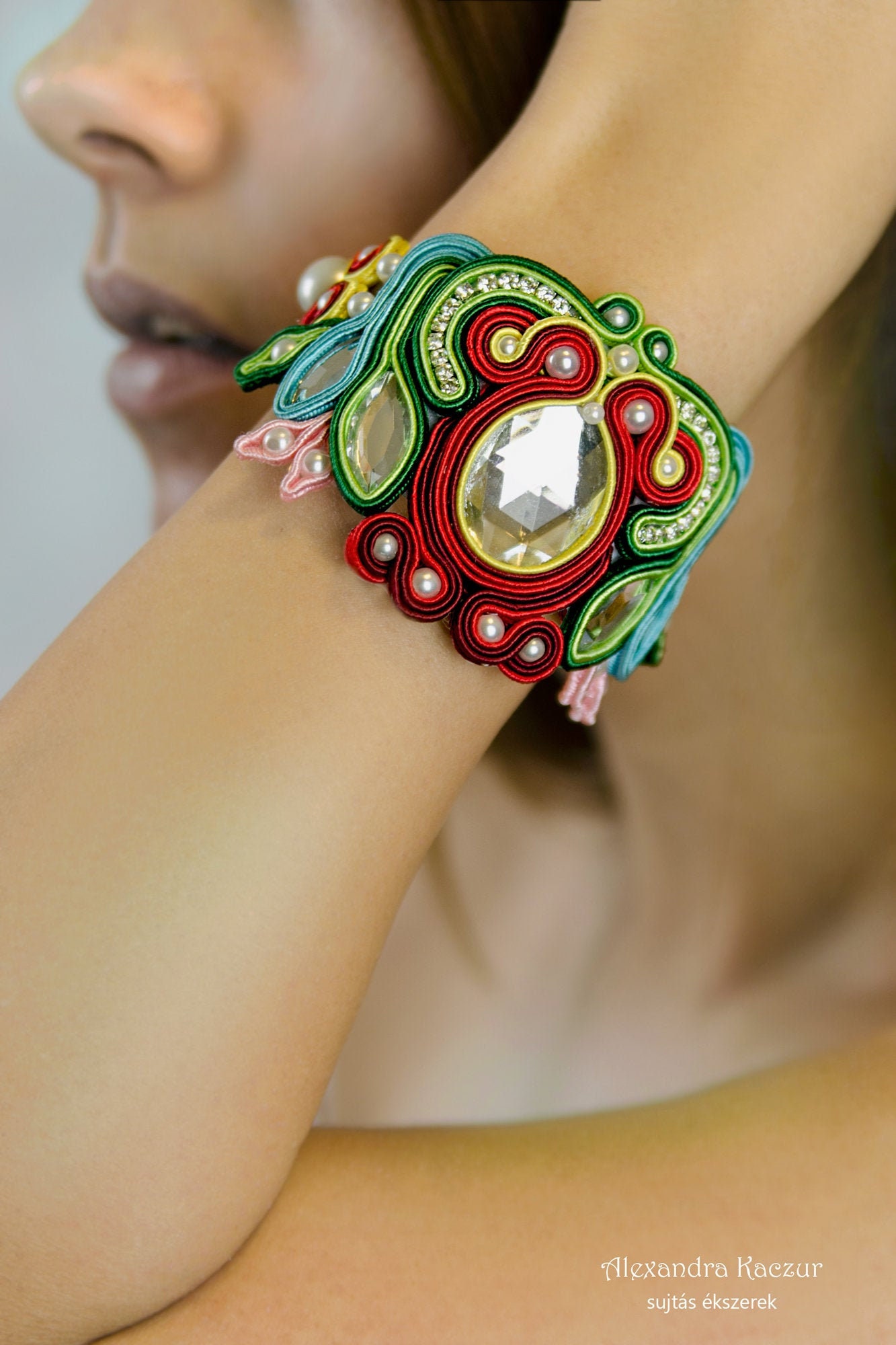 Colorful Soutache Braclet Soutache Jewelrysoutache Braclet - Etsy