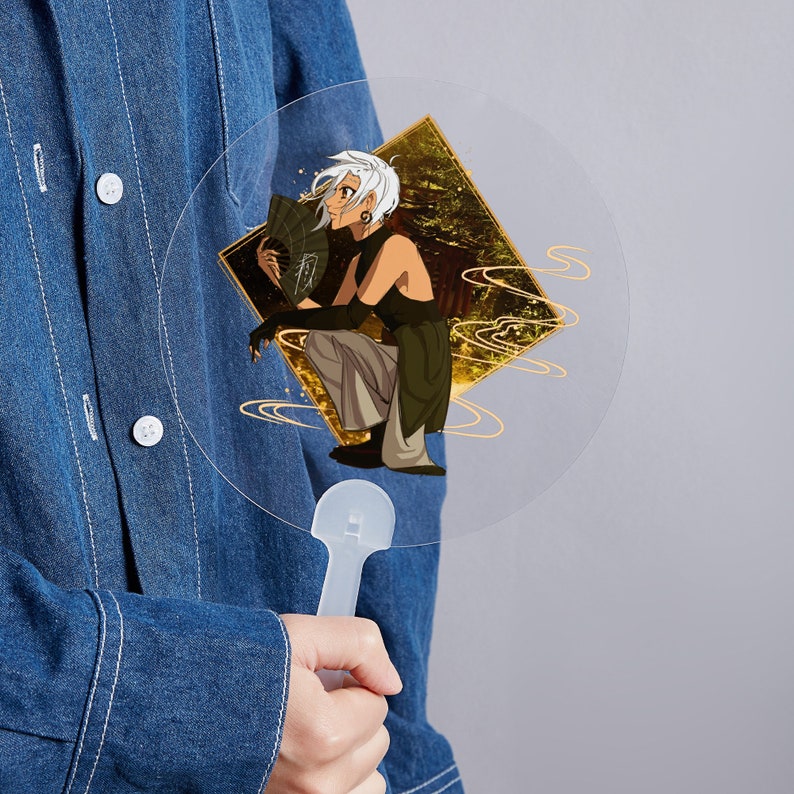 Transparent Hand Fan - Etsy