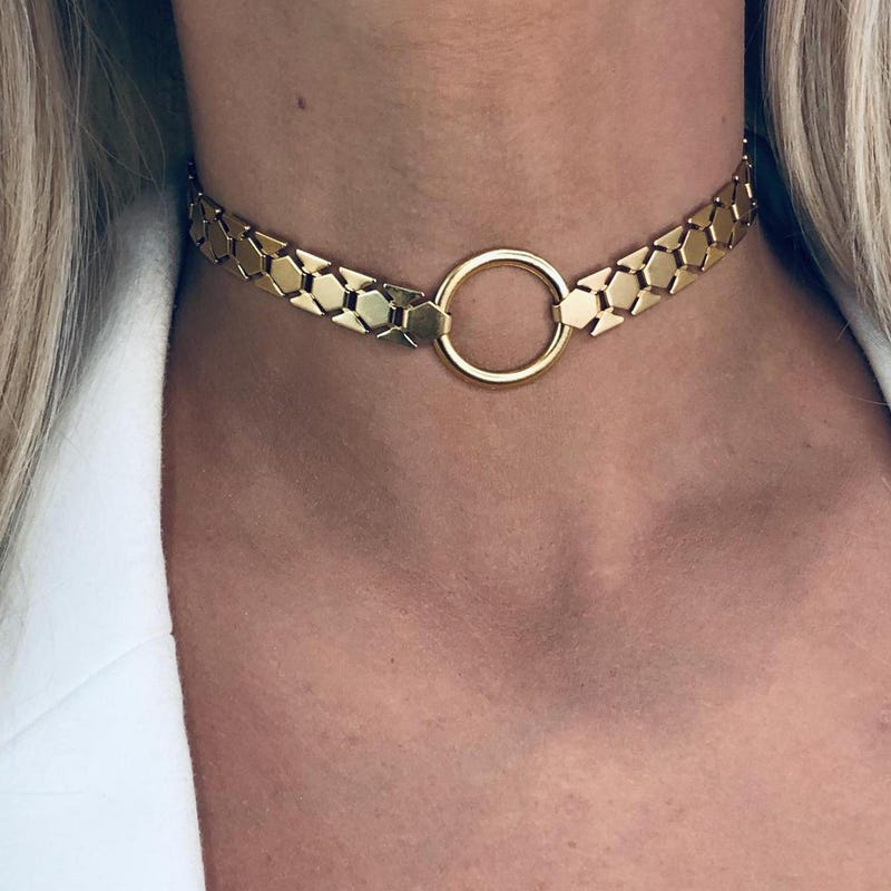 Choker Collar - Etsy