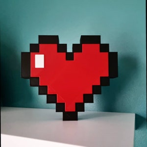 Pixel Heart - Etsy