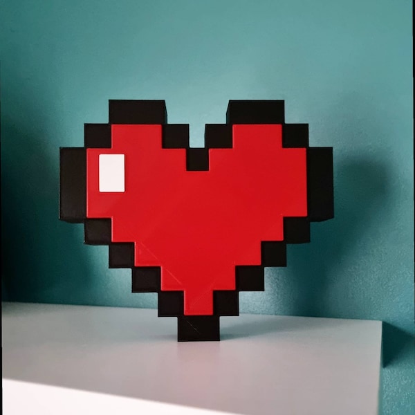 Pixel Heart - Etsy