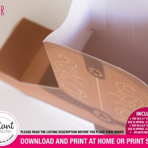 PRINTABLE Cowboy Boot Box | Kids Cowboy Birthday, Cowboy Party Favors ...