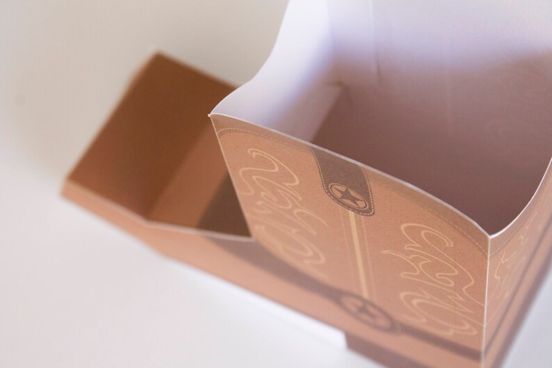 PRINTABLE Cowboy Boot Box kids cowboy birthday cowboy party | Etsy