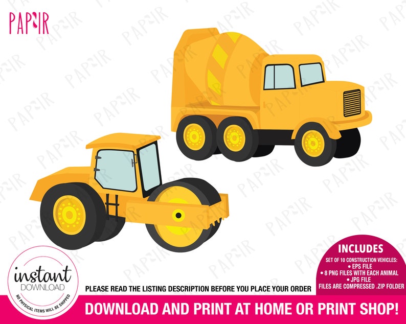 VECTOR Construction Tractor Tractor, Excavator, Bulldozer, Backhoe ...