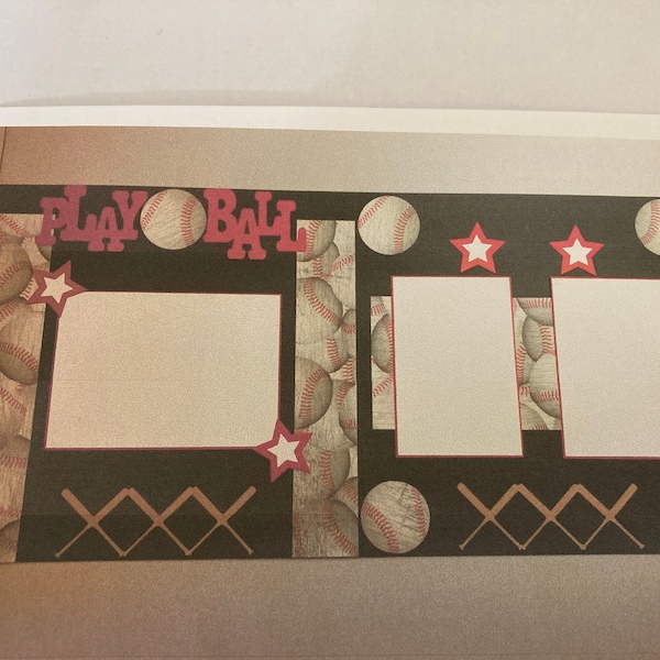 Scrapbook Layout - Etsy