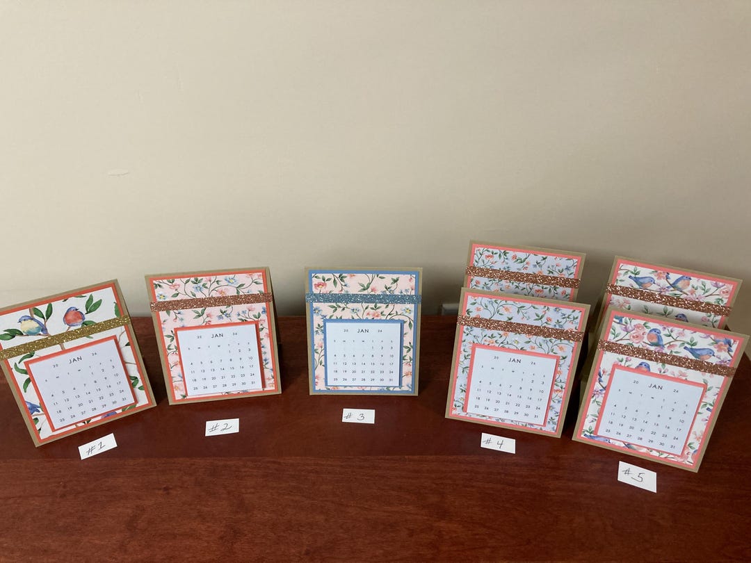 Handmade Desk Calendars - Etsy
