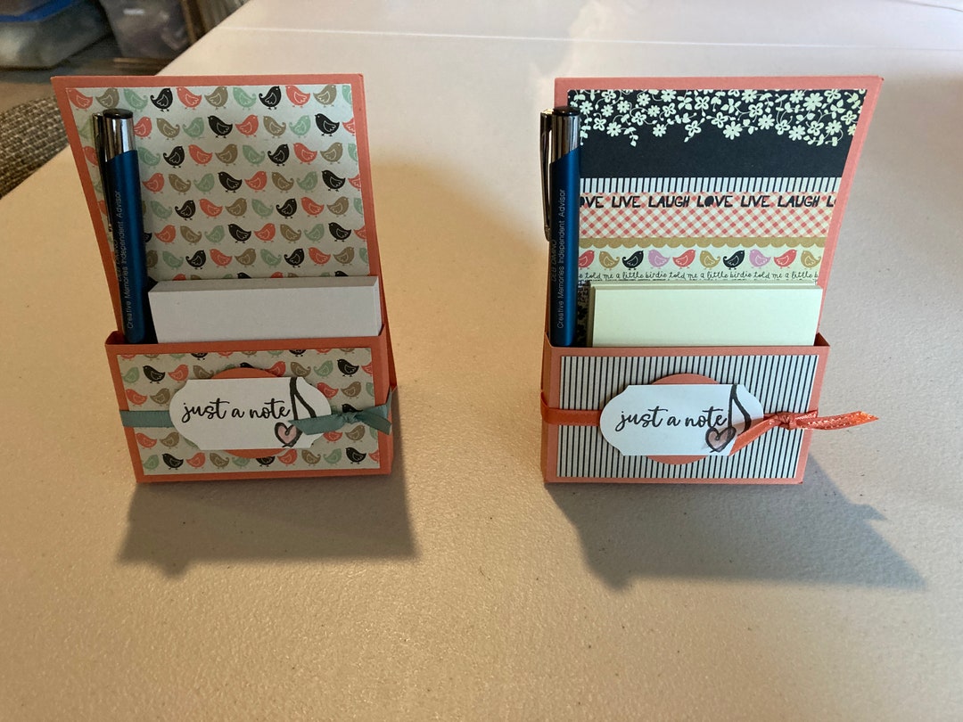 Post It Note Caddy - Etsy