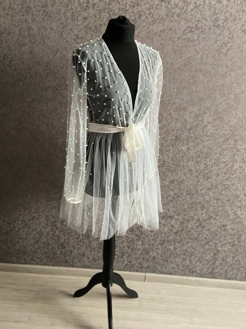 Pearl Bridal Robe Bridesmaid Robe Bridal Shower Robe Wedding - Etsy