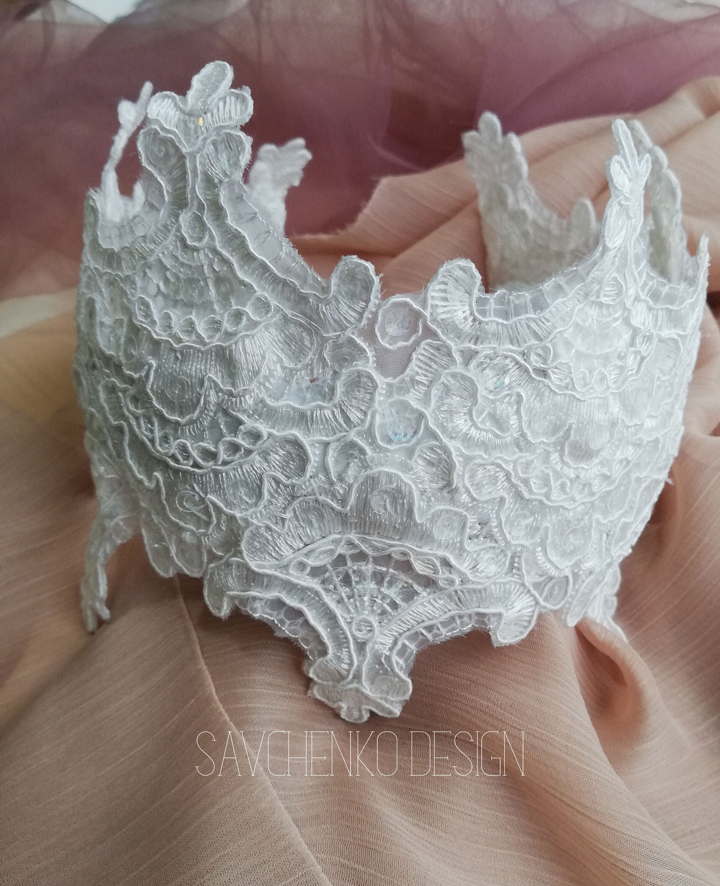 White Carrie Bradshaw Crown Snow Queen Crown Ice Queen Headdress Carrie ...