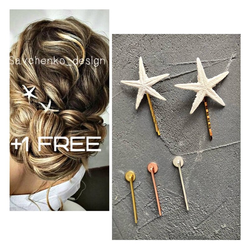 Seashell Hair Clip - Etsy