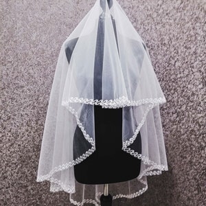 Beach Wedding Veil With Sea Wave Mermaid Veil Bridal Veil - Etsy