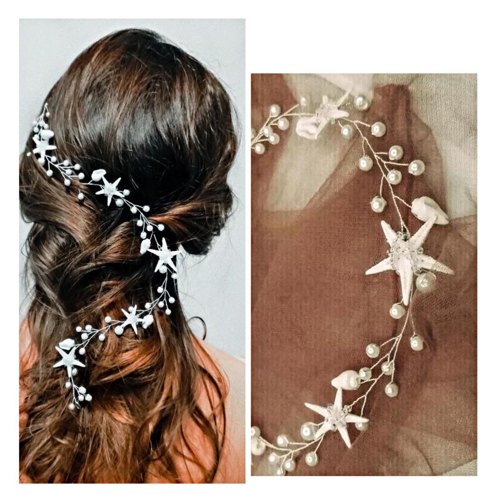 Beach Wedding Hair Accessories Seashell Hair Piece Sea Shell | Etsy