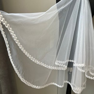 Beach Wedding Veil With Sea Wave Mermaid Veil Bridal Veil - Etsy