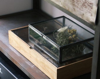 Glass Black Photo Box - Etsy