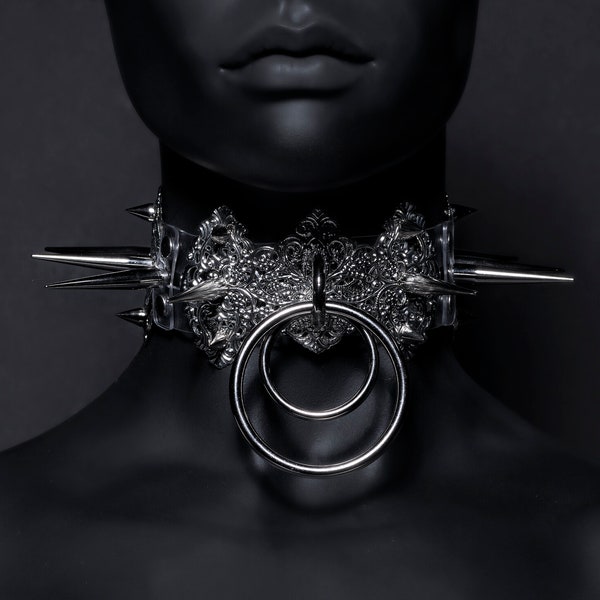 Spiked Choker - Etsy