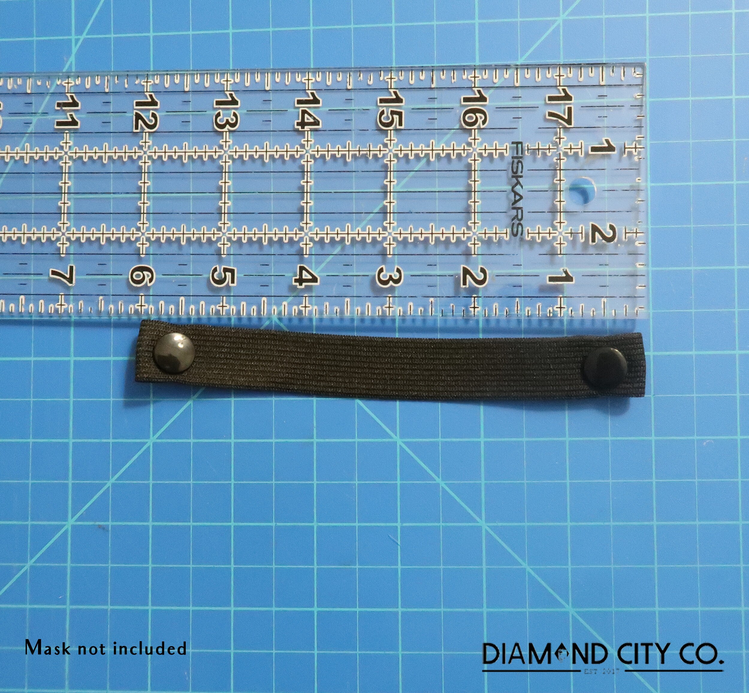 Black Snap on Elastic Face Mask Ear Savers Snap Face Mask | Etsy