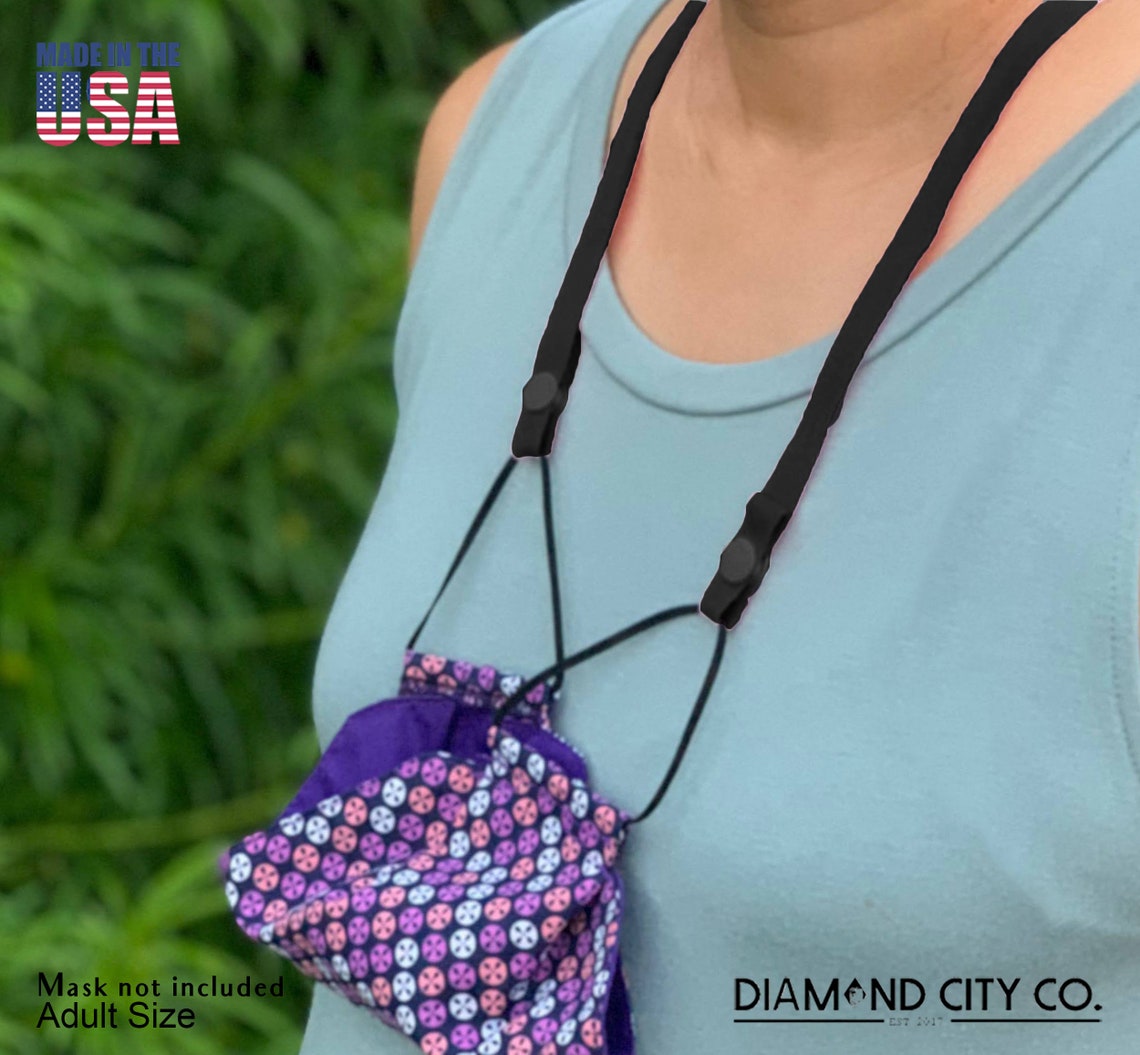Buy Adjustable Face Mask Lanyard & Ear Saver | Cotton Twill | Durable ...