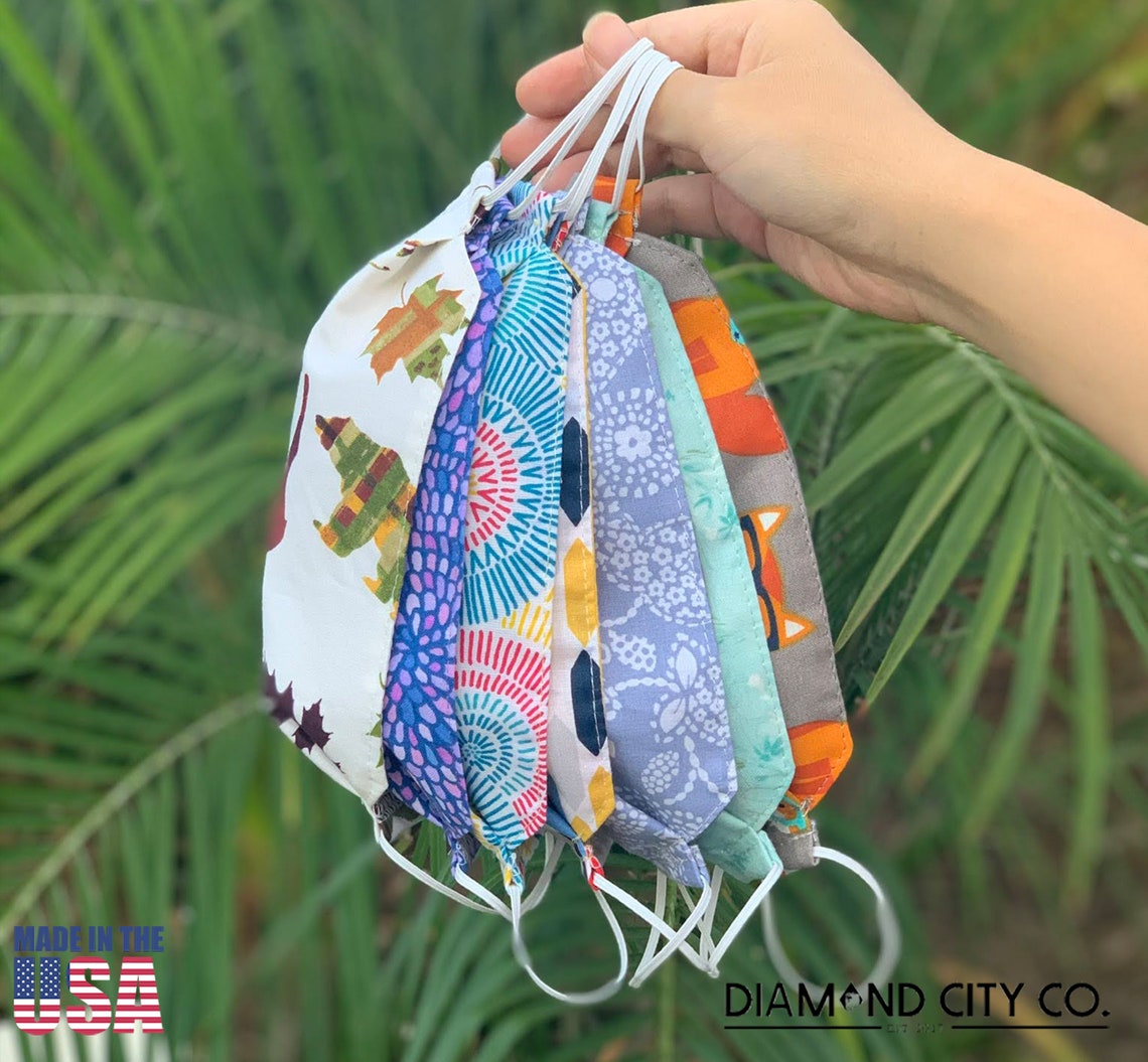 Adult Face Mask Ships Fast Reusable More Colors - Etsy