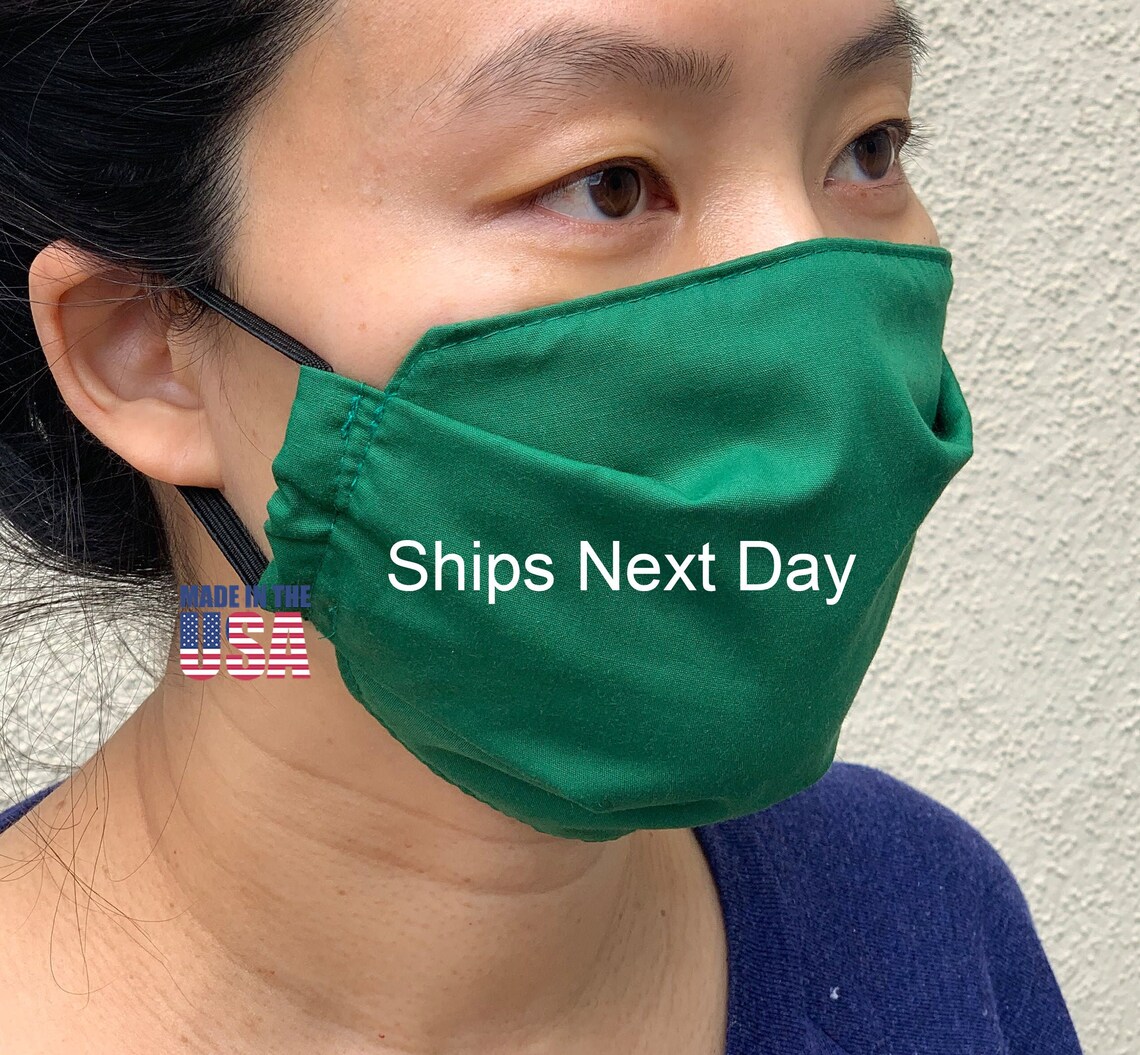 Adult Face Mask Ships Fast Reusable More Colors - Etsy