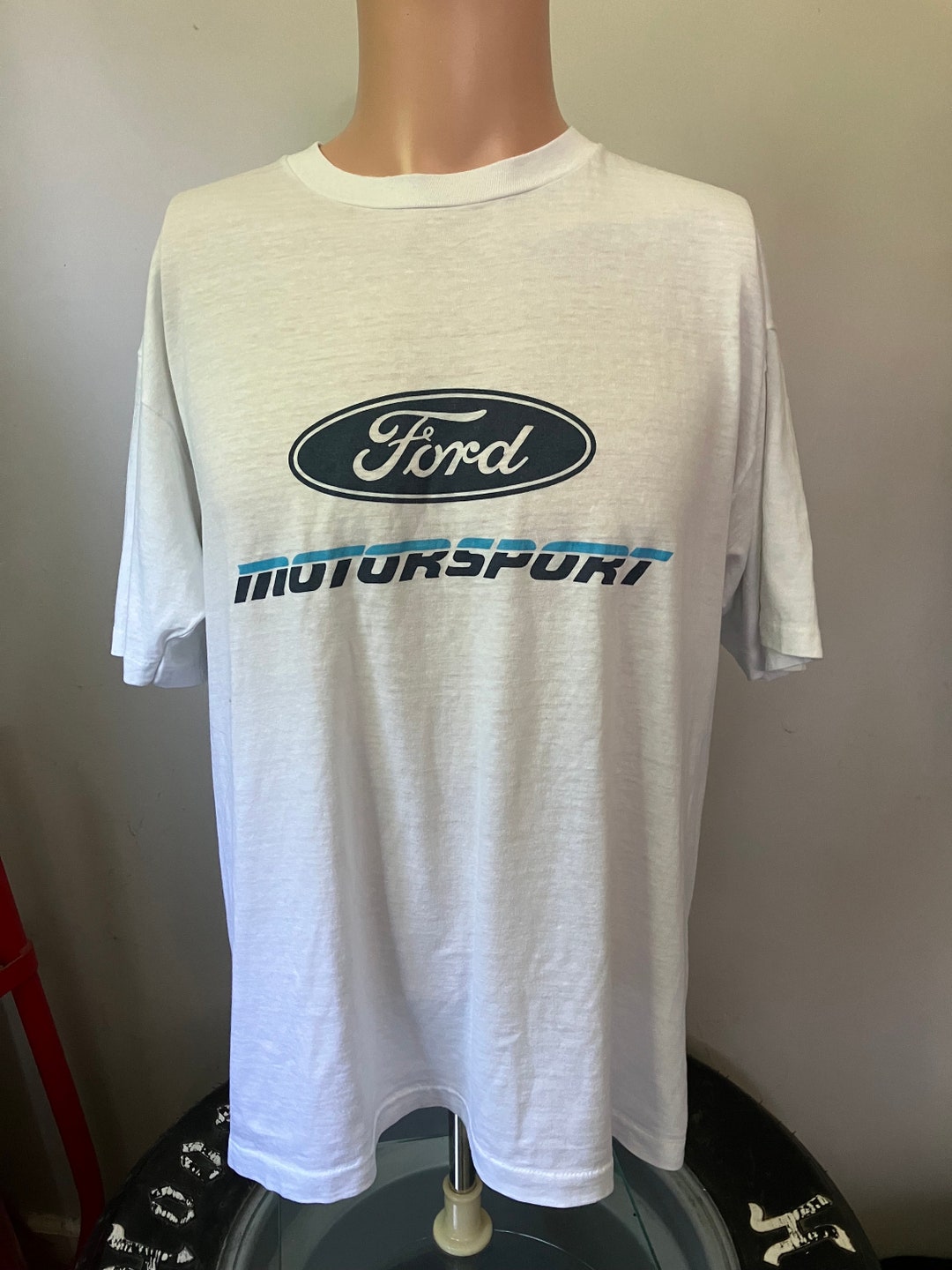 Vintage Ford Motorsport Logo T-shirt XL 80s - Etsy