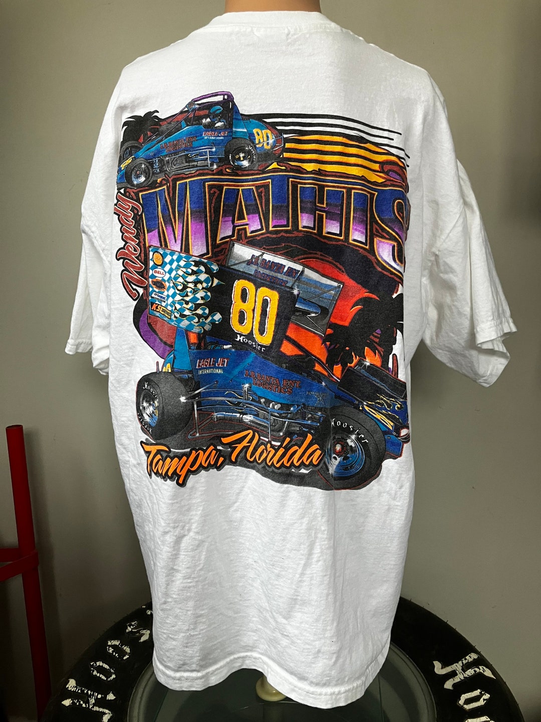 Wendy Mathis Sprint Car T-shirt XL 2000s - Etsy