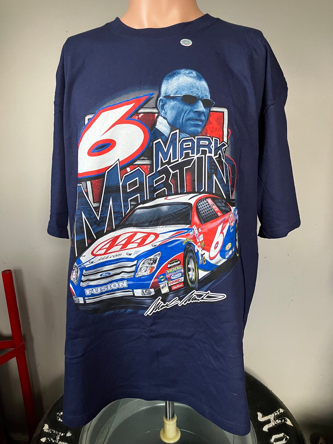 Deadstock Mark Martin AAA Ford T-shirt XL 2000s - Etsy