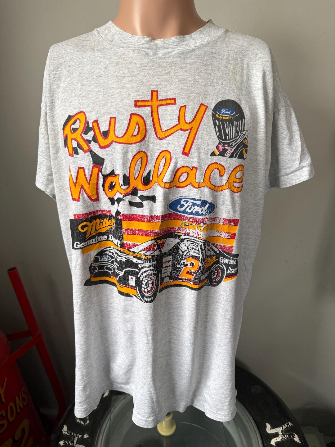 Vintage Rusty Wallace MGD Ford Bootleg T-shirt XL 90’s - Etsy