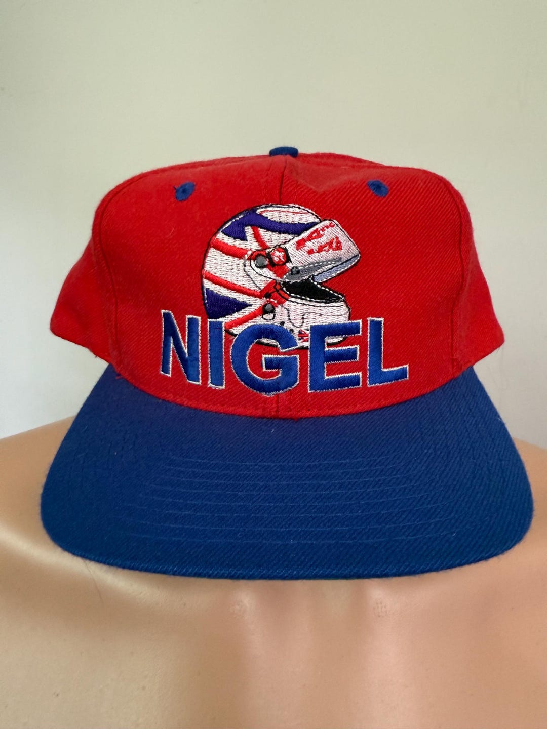 Vintage Nigel Mansell Helmet Snapback Hat 90’s - Etsy