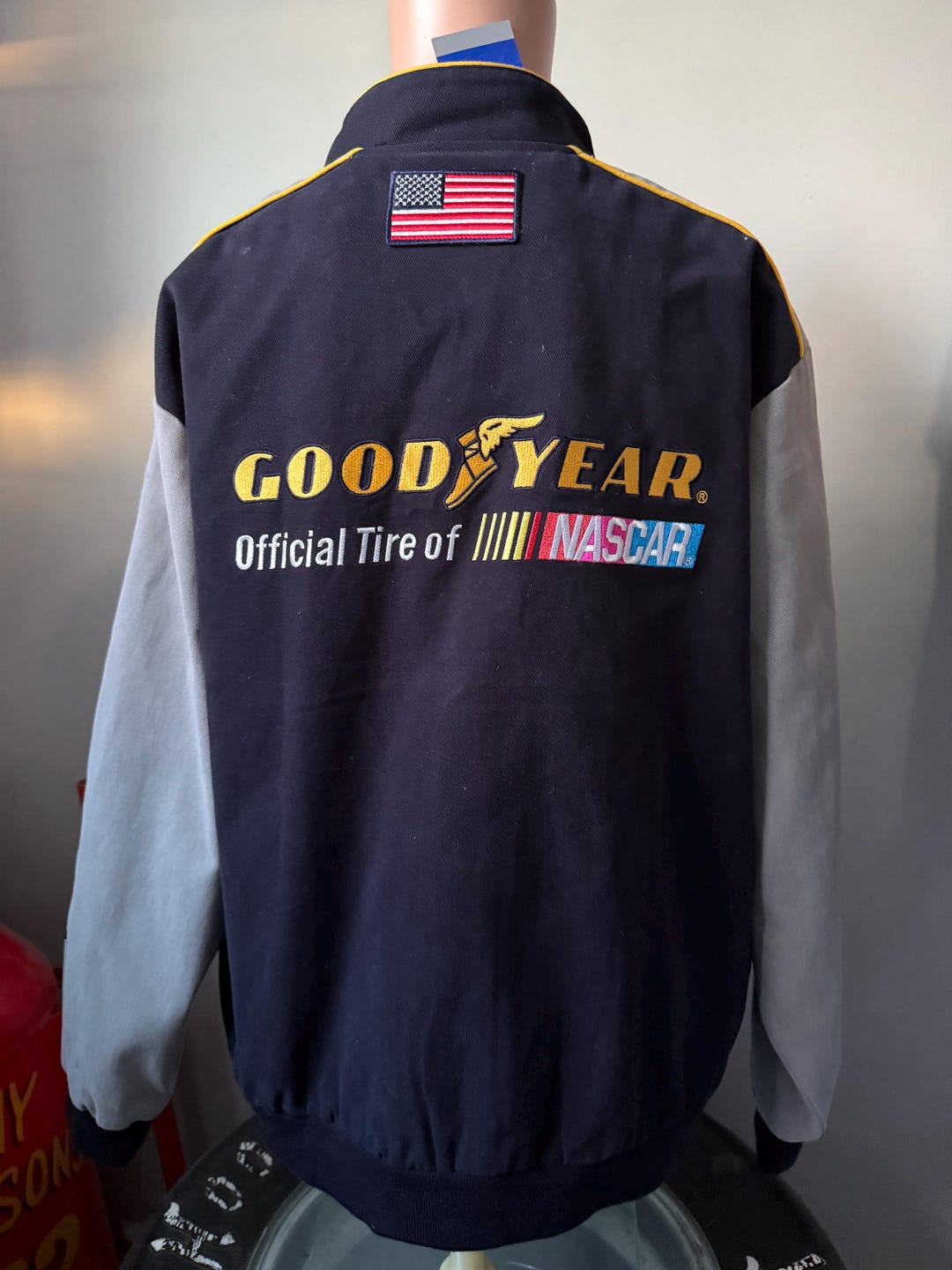 Deadstock Goodyear Official Tire of NASCAR Jacket L 90’s - Etsy