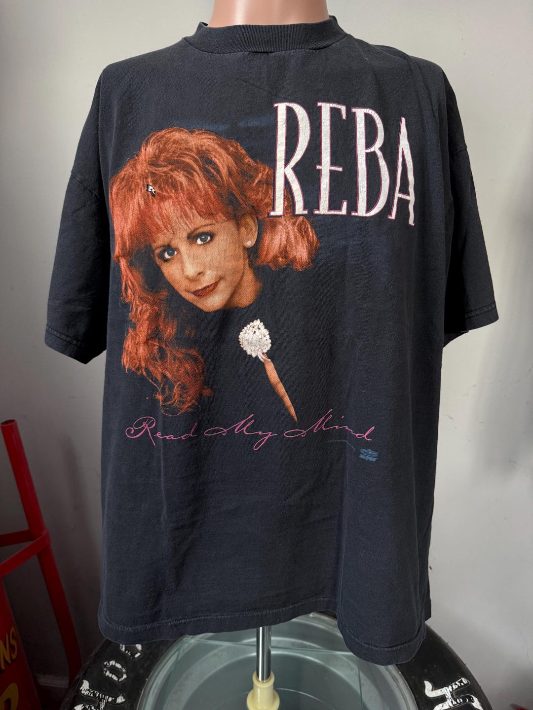 Reba Mcentire Read My Mind Tour T-shirt L 90's Country Music - Etsy