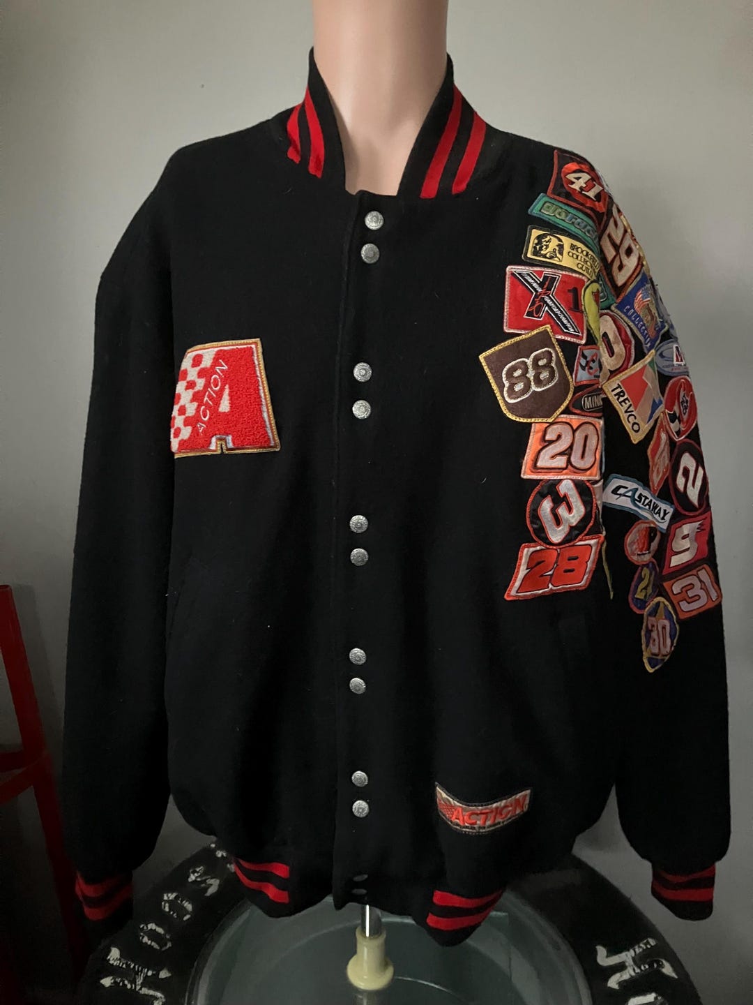 Rare Action Performance Companies Bomber Jacket M 2000s Jeff Hamilton ...