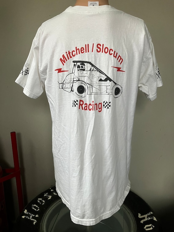 Vintage Mitchell/Slocum Racing Dirt Midget Pocket T-S… - Gem