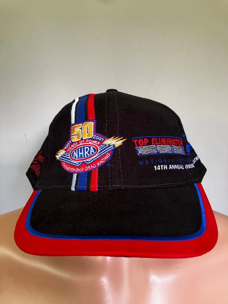 Vintage NHRA Houston Nationals 2001 Adjustable Hat - Etsy