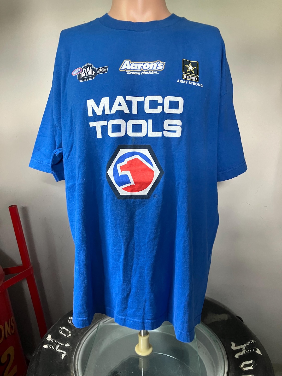 Anton Brown Matco Tools Drivers Suit T-shirt XL 2000s - Etsy