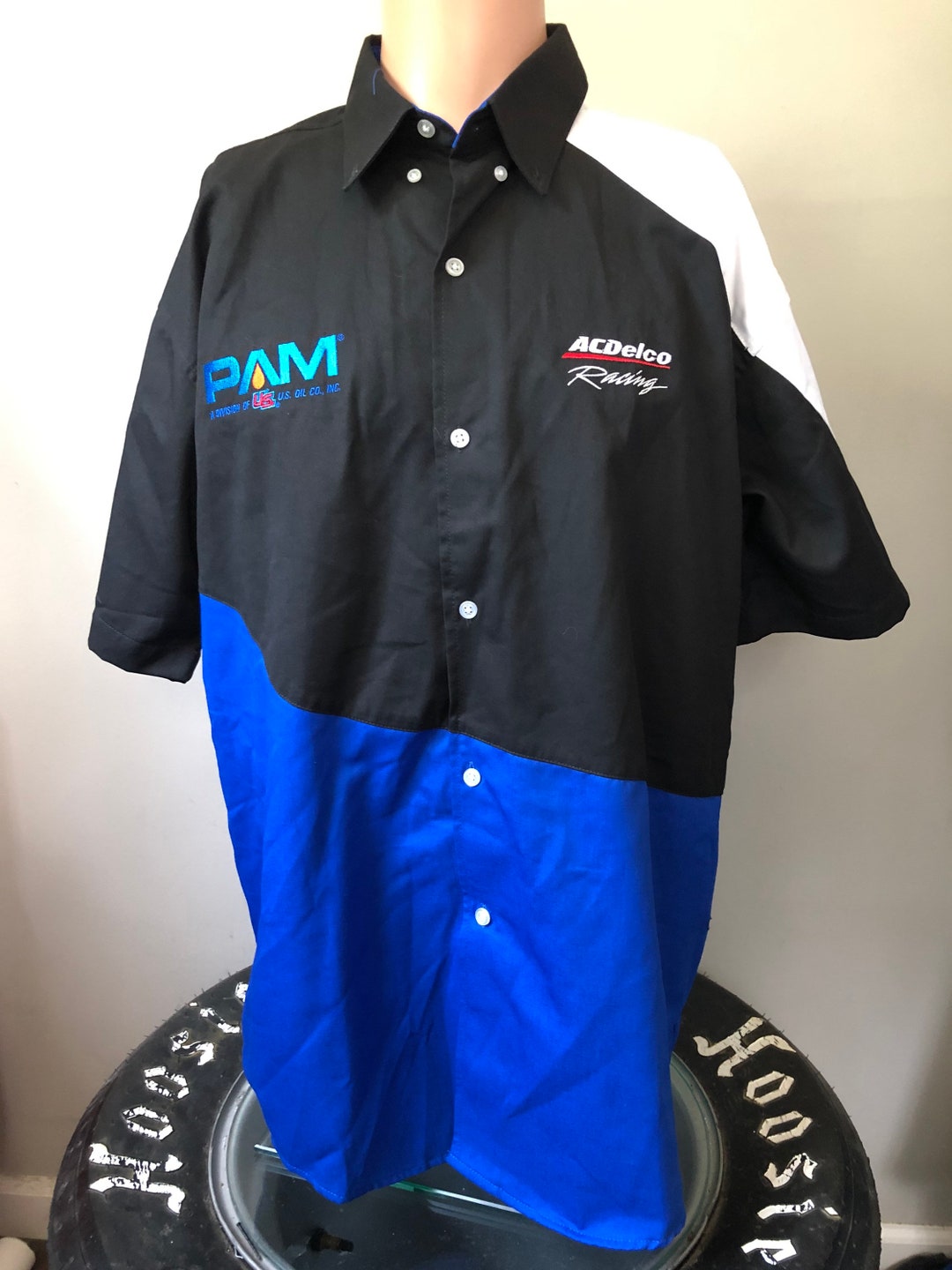 AC Delco PAM Button up Shirt XL 90’s - Etsy UK