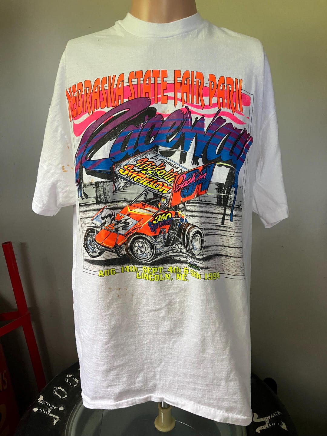 Nebraska State Fair Park Raceway Sprint Car T-shirt XL 90’s - Etsy