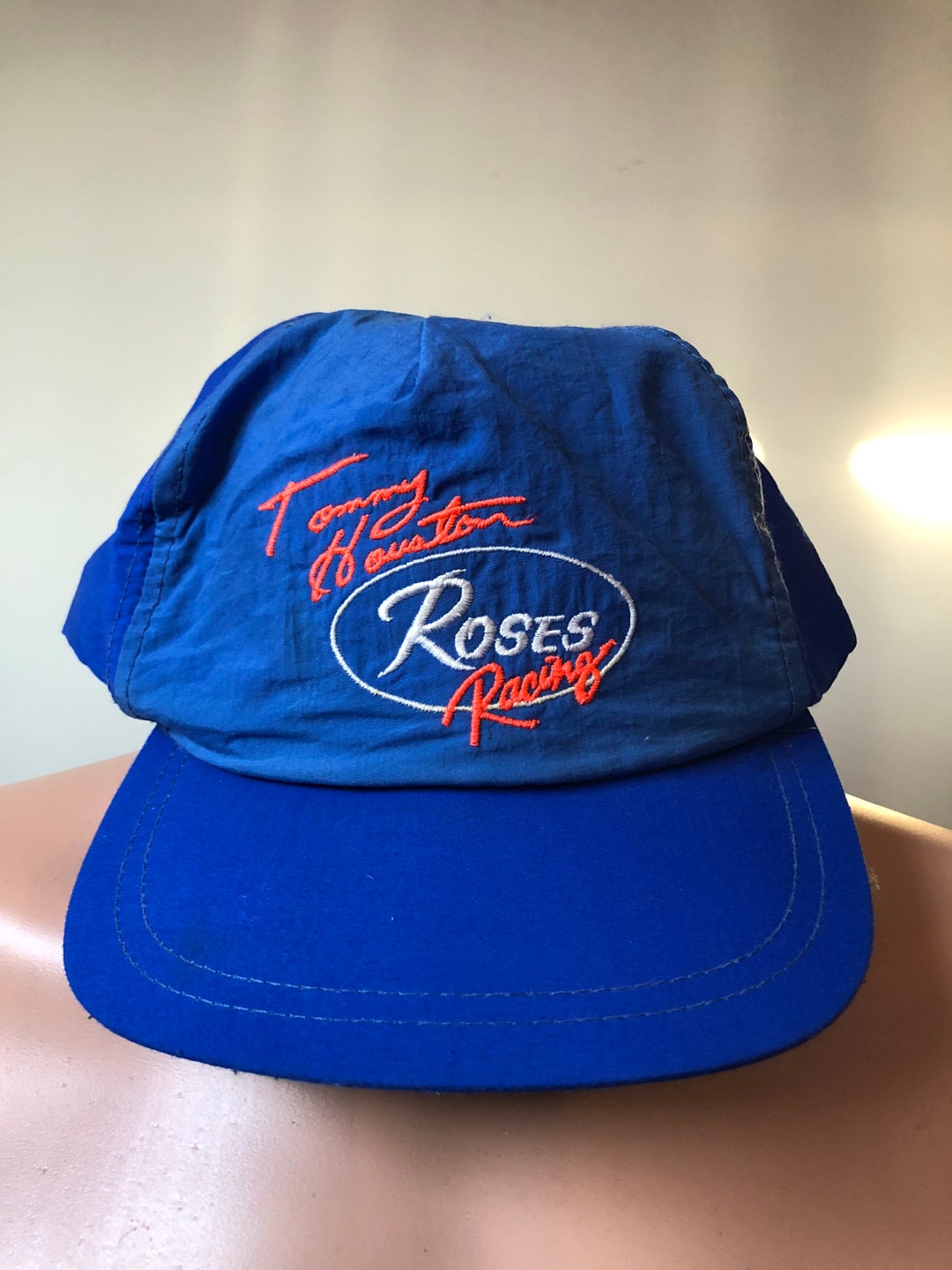 Tommy Houston Roses Racing Snapback Hat 90s - Etsy